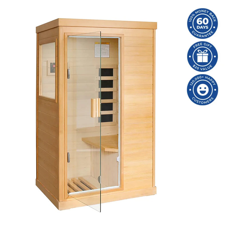 Hosauna T-50C Indoor 1 Person Far Infrared Sauna – HOSAUNA